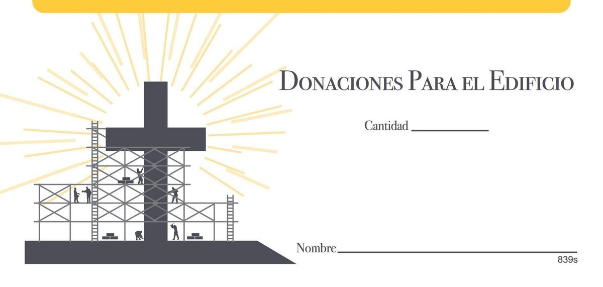 Building Fund Offering Envelope (Spanish) – National Church Solutions