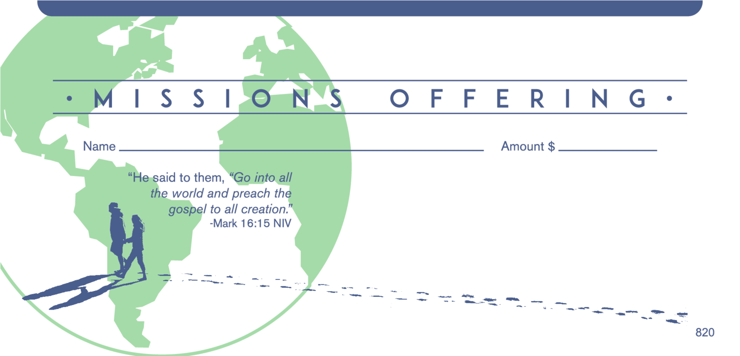 Missions Offering Envelope – National Church Solutions