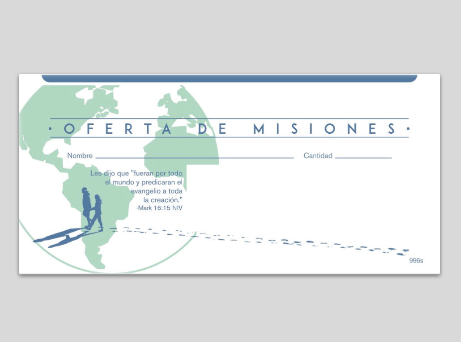 Missions Offering Envelope (Spanish) – National Church Solutions