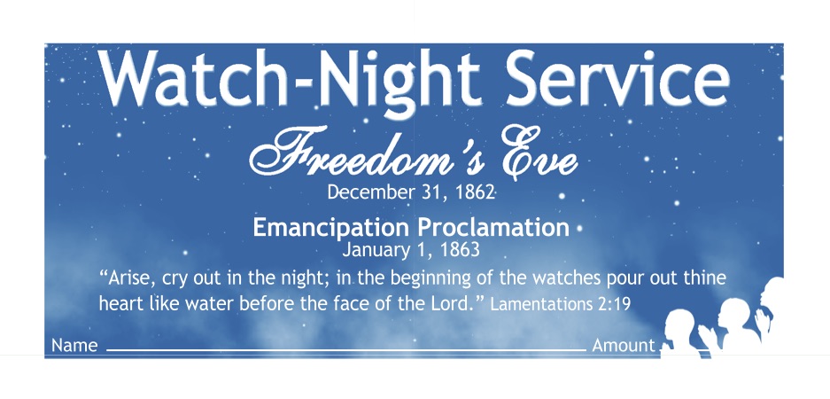 Watch Night Service Offering Envelope – National Church Solutions