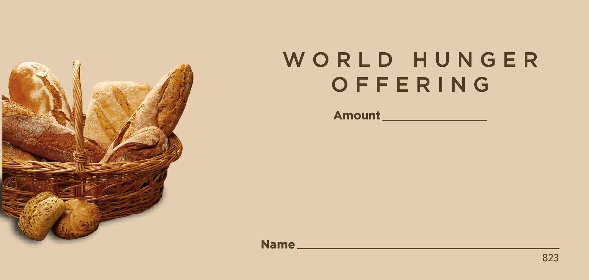 World Hunger Offering Envelope – National Church Solutions