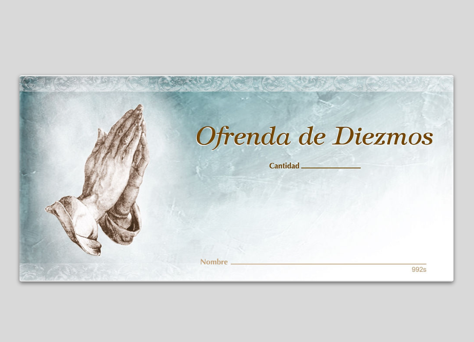 Tithe Offering Envelope (Spanish) – National Church Solutions