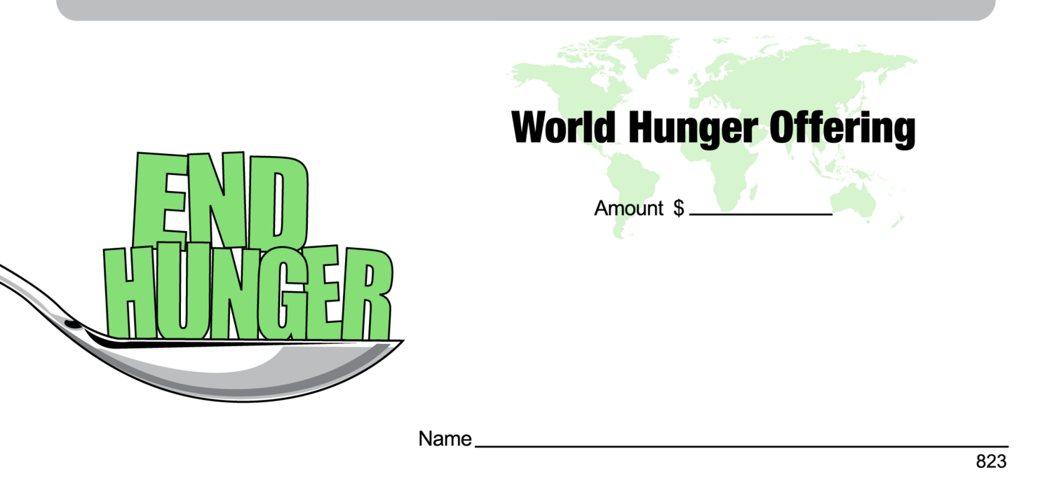 World Hunger Offering Envelope – National Church Solutions